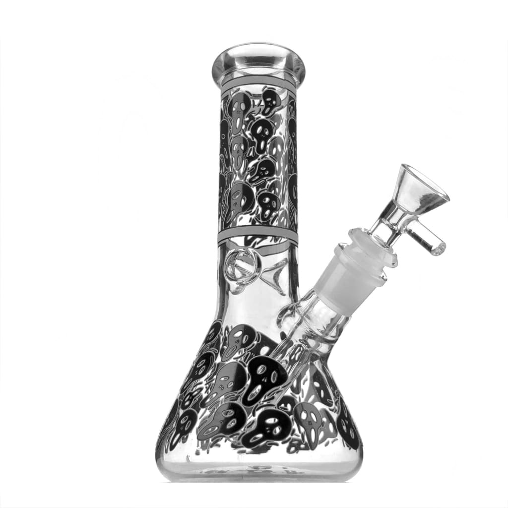 Black Scream Glow Beaker Bong - Bongs By Smokerolla®®