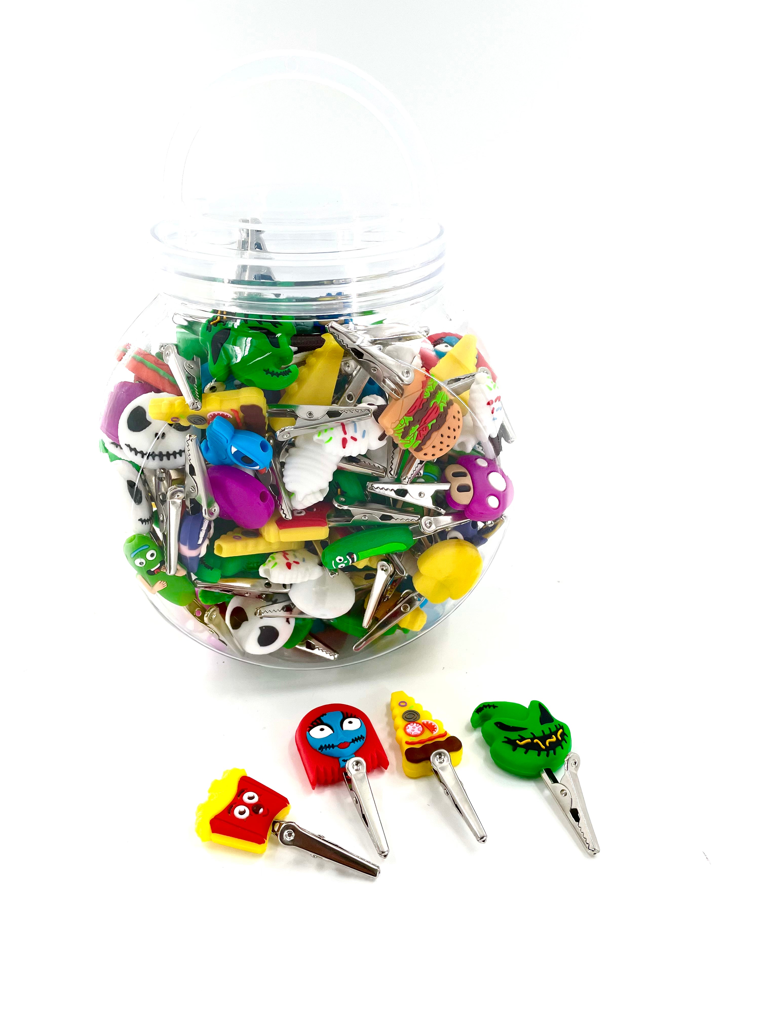 Assorted Silicone Roach Clips - 150 Count